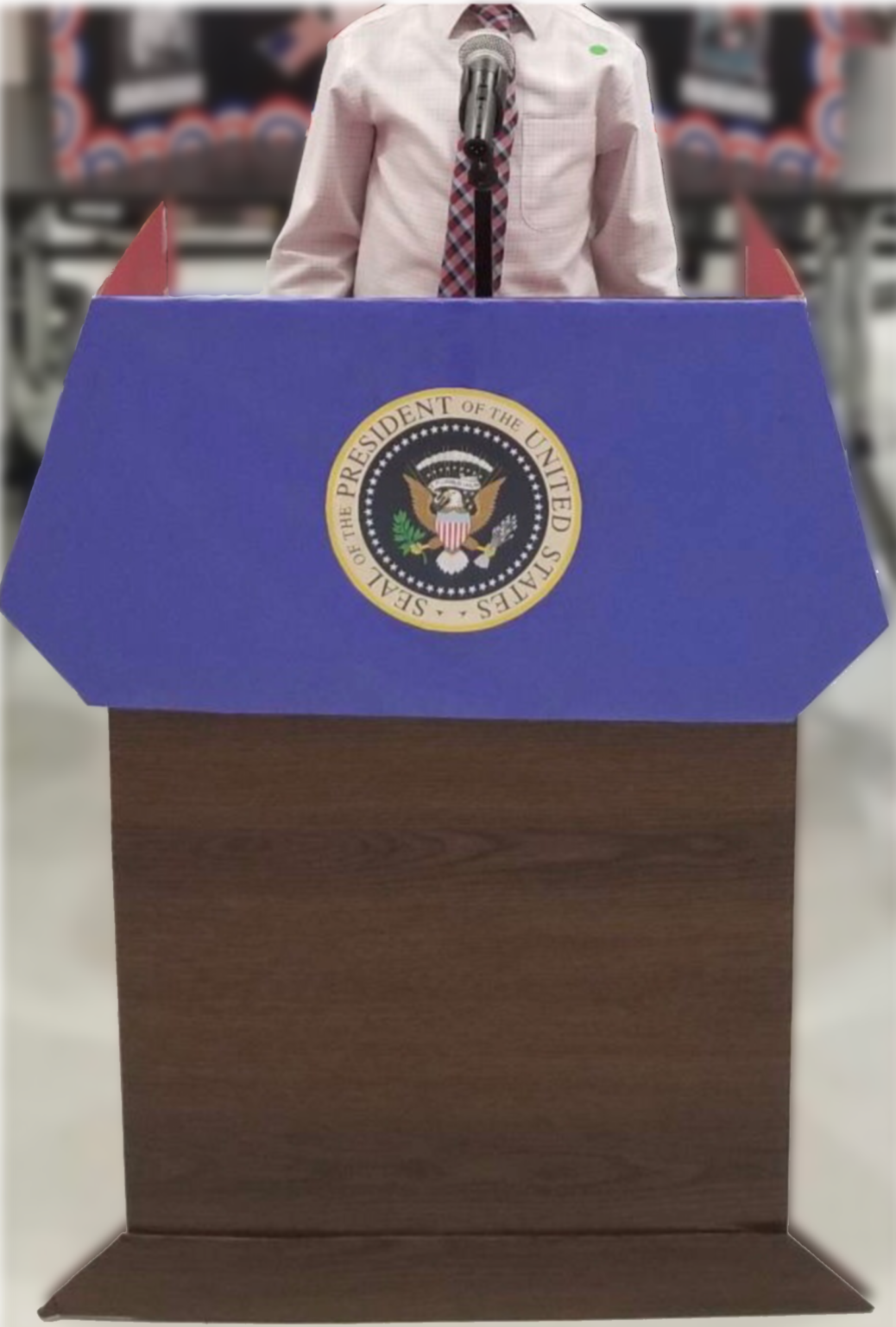 How to Make a Presidential Podium - DeAnn Creates