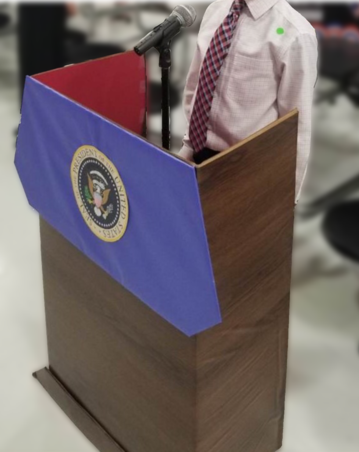 How to Make a Presidential Podium - DeAnn Creates