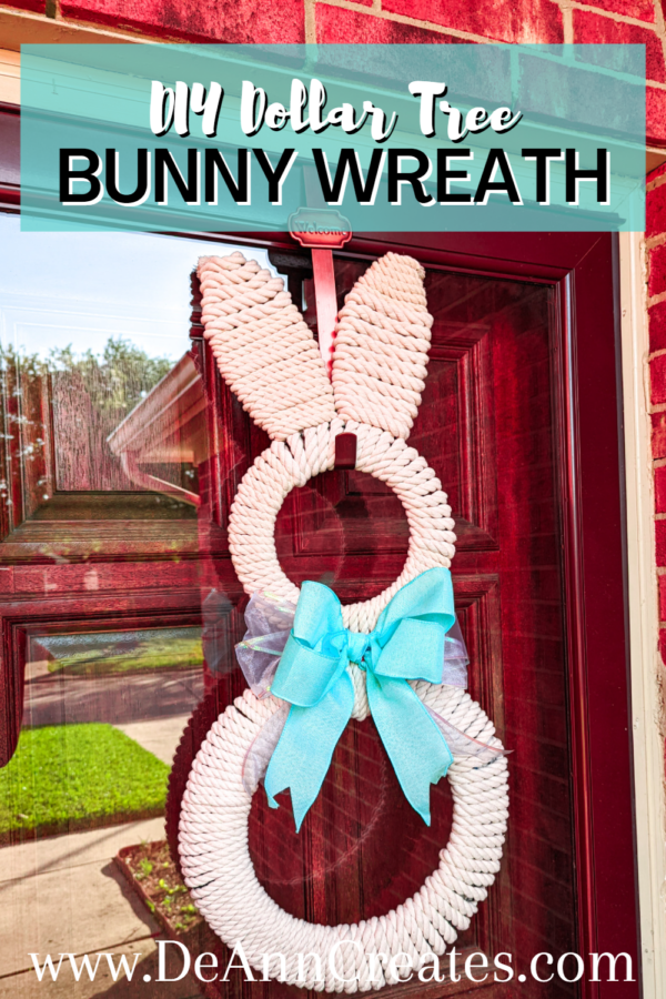 Adorable Bunny Wreath Tutorial You Need To See - DeAnn Creates
