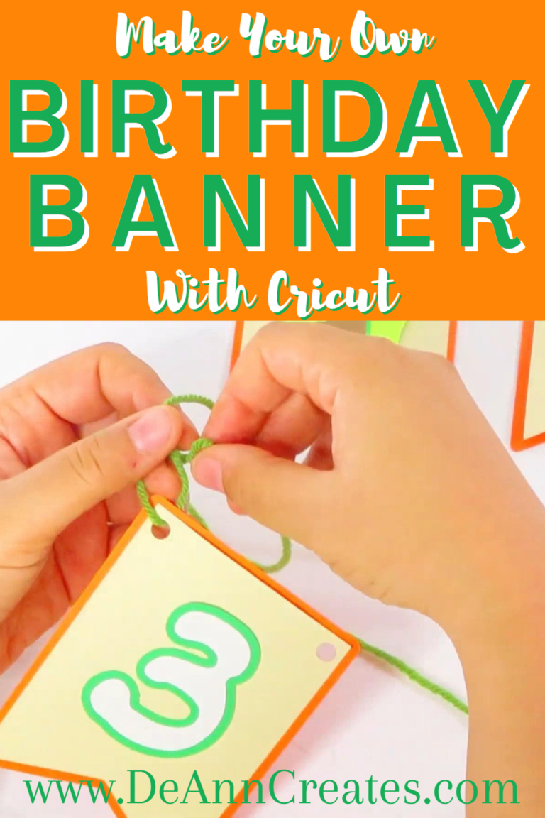 Easy Birthday Banner DIY for Your Dinosaur Party - DeAnn Creates
