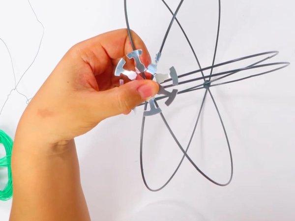 How To Make a Table Centerpiece with a 3D Wreath Form - DeAnn Creates